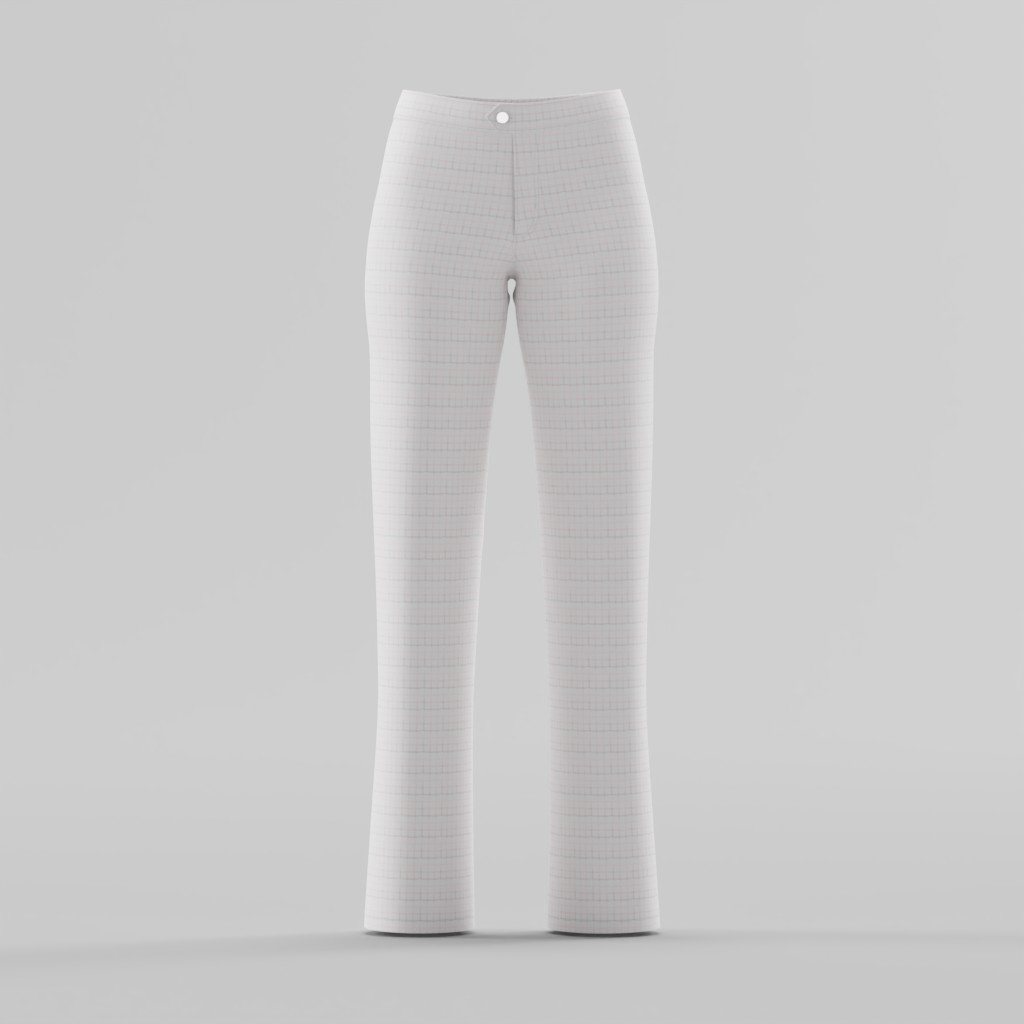 Casual Trousers Pant | Women Clothing models | BlenderKit