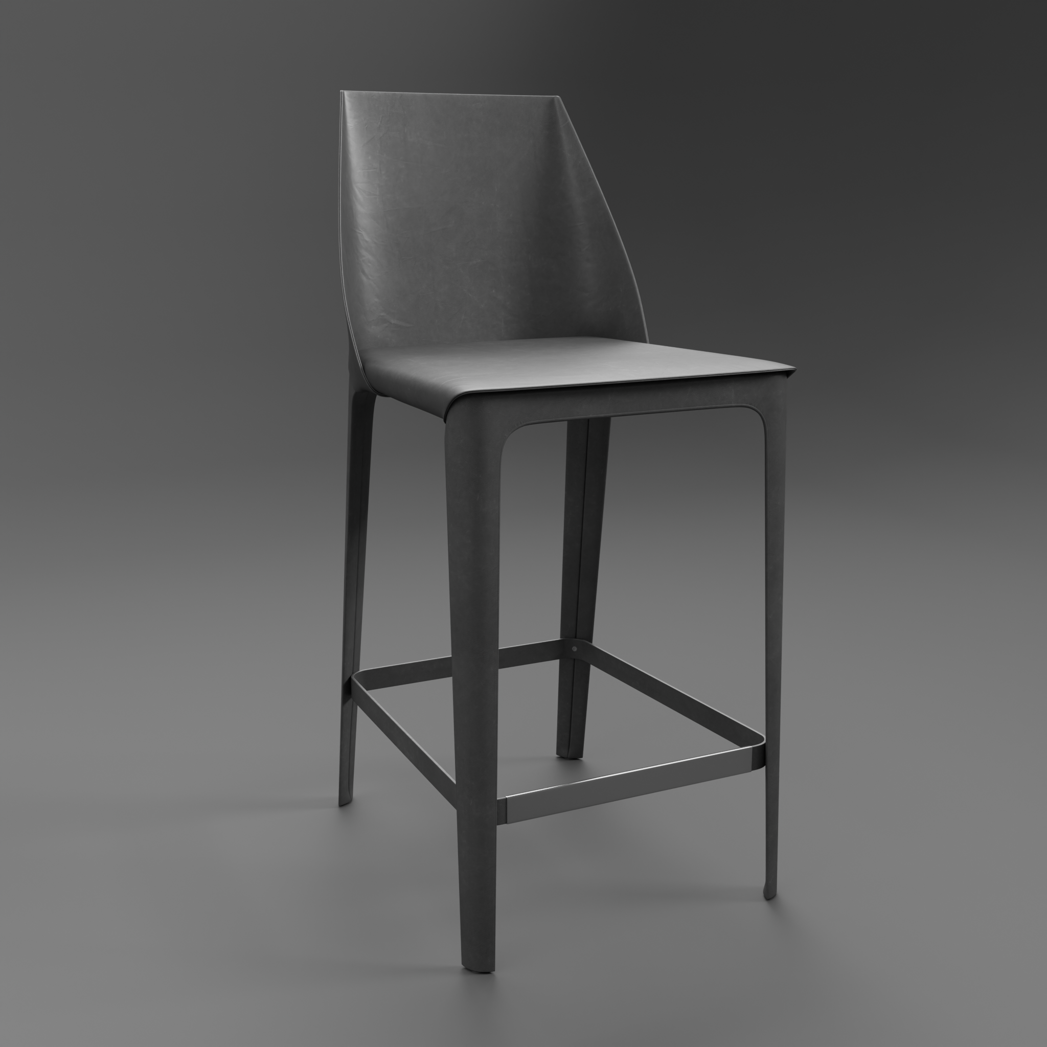 Flexform Stool Isabel | Bar chairs models | BlenderKit