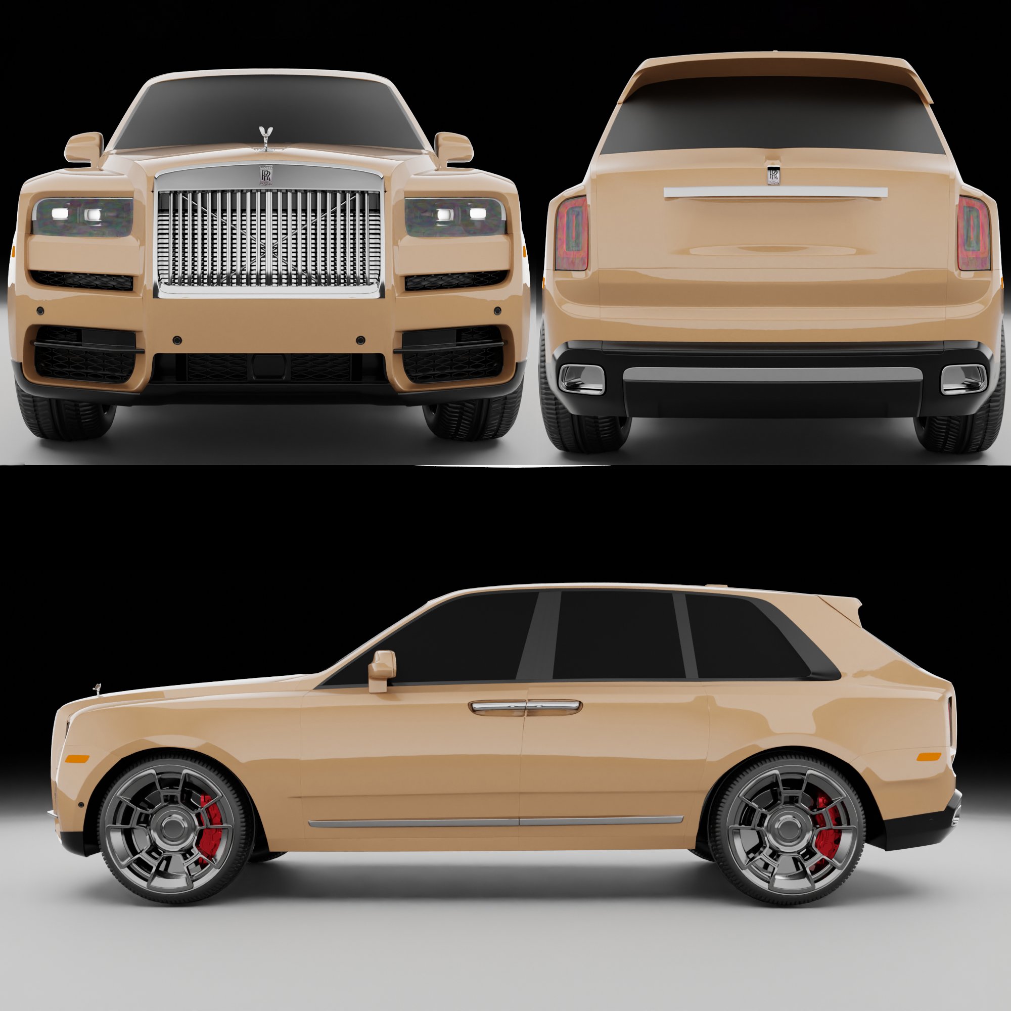 Rolls Royce Cullinan | FREE Luxury Cars models | BlenderKit