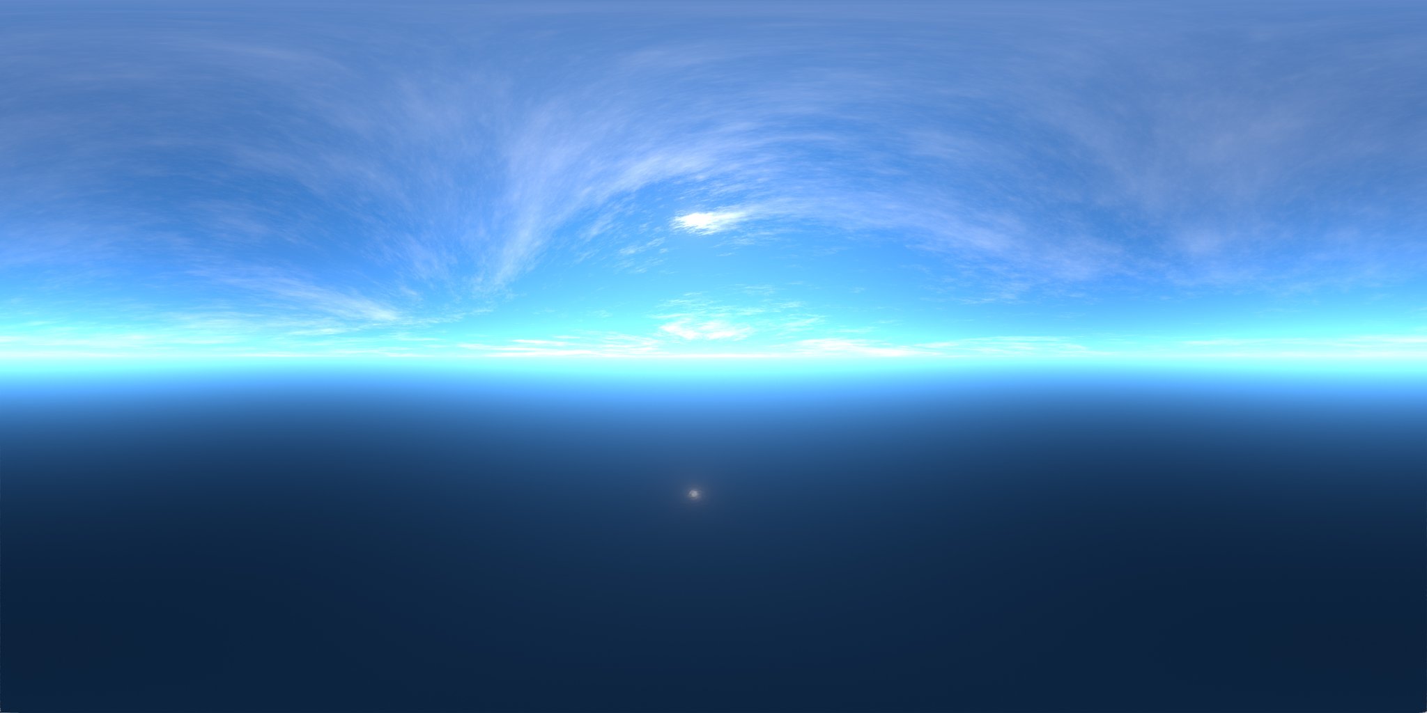 Deep blue sky | Nature HDRis | BlenderKit