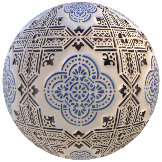 Vintage Rustic Ceramic Floor 10 | FREE 3D floor materials | BlenderKit