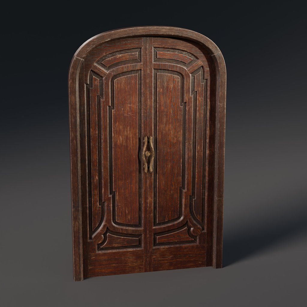 Mansion Door | Doors models | BlenderKit