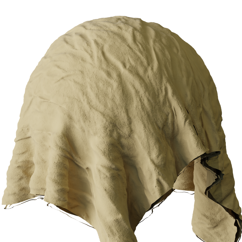 Wrinkled Sheet | FREE fabric materials | BlenderKit