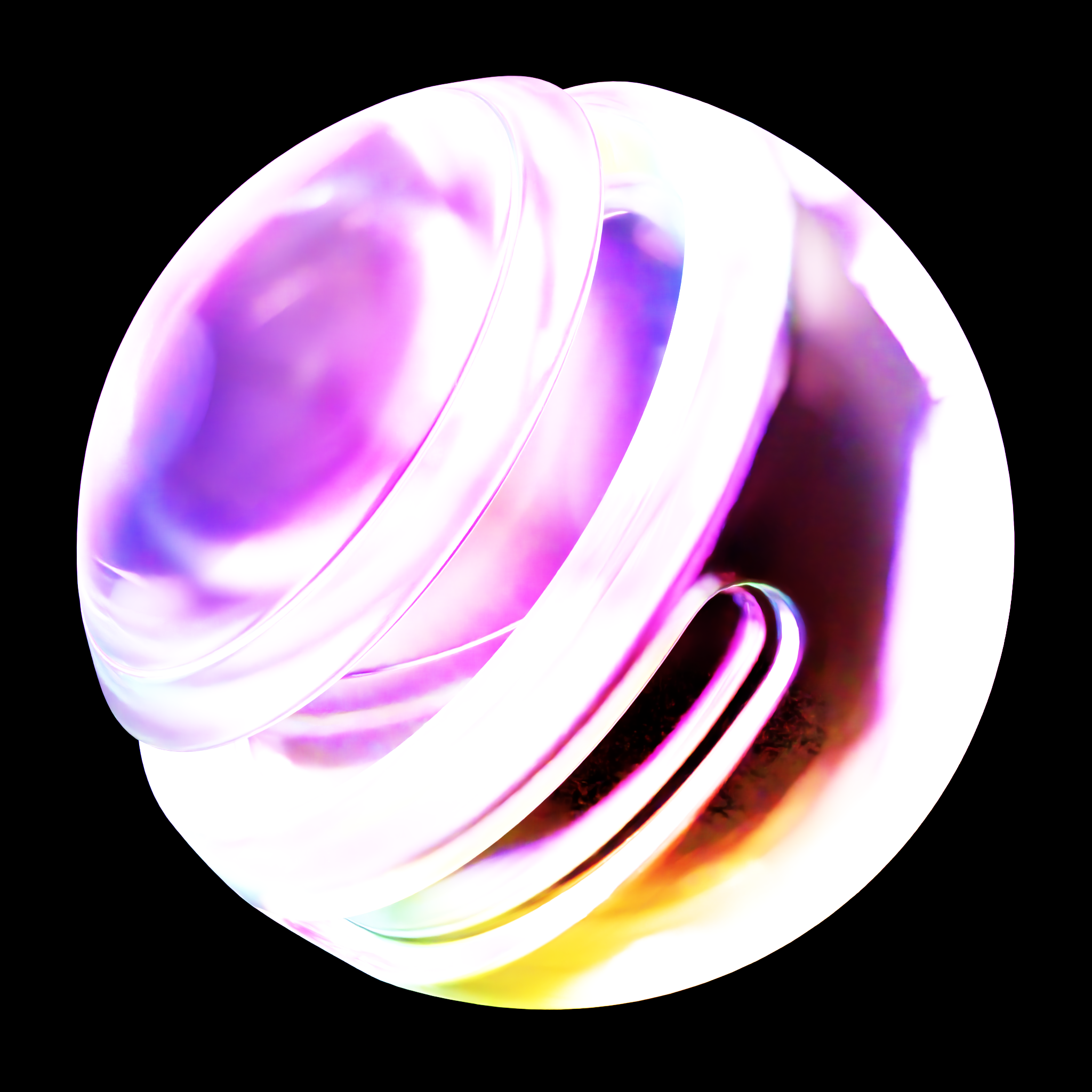 Iridescent Gradient Glass | FREE glass materials | BlenderKit