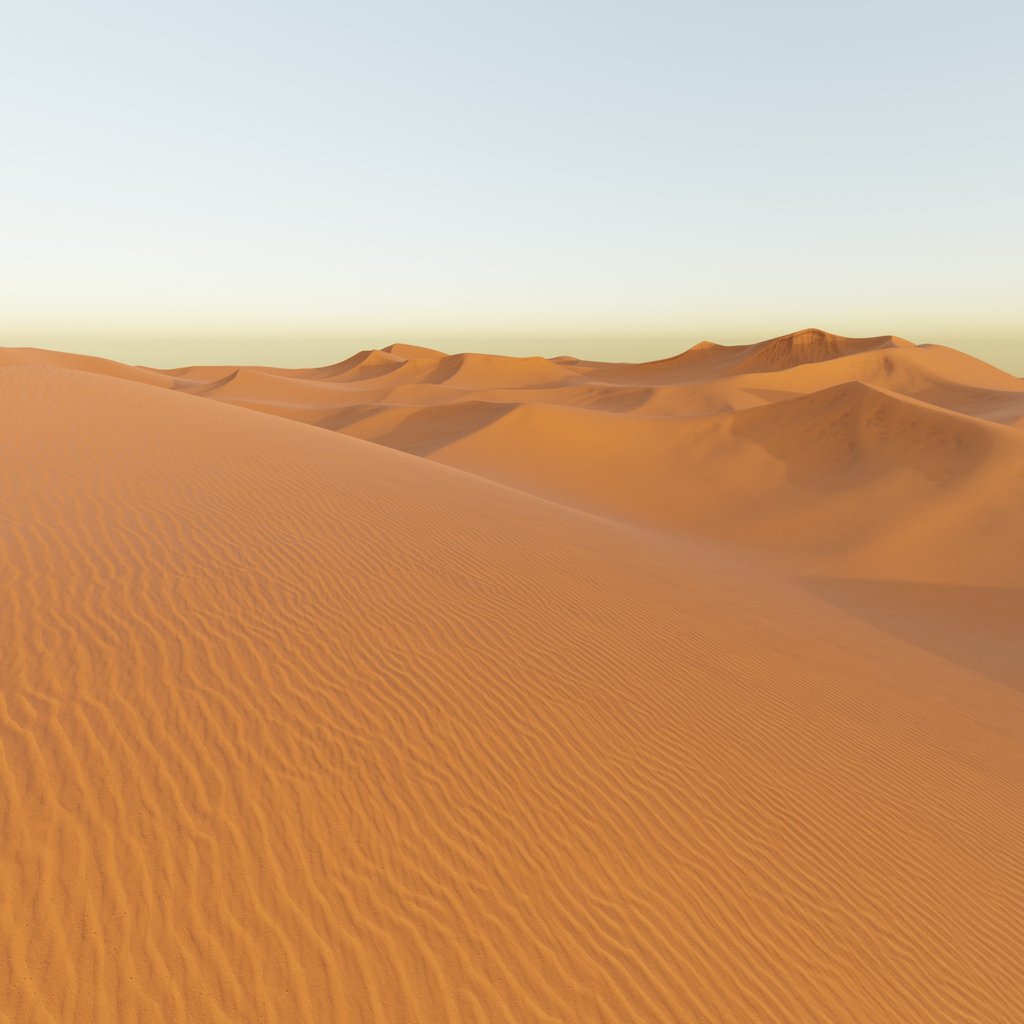 Dunes tileable terrain | Terrains models | BlenderKit