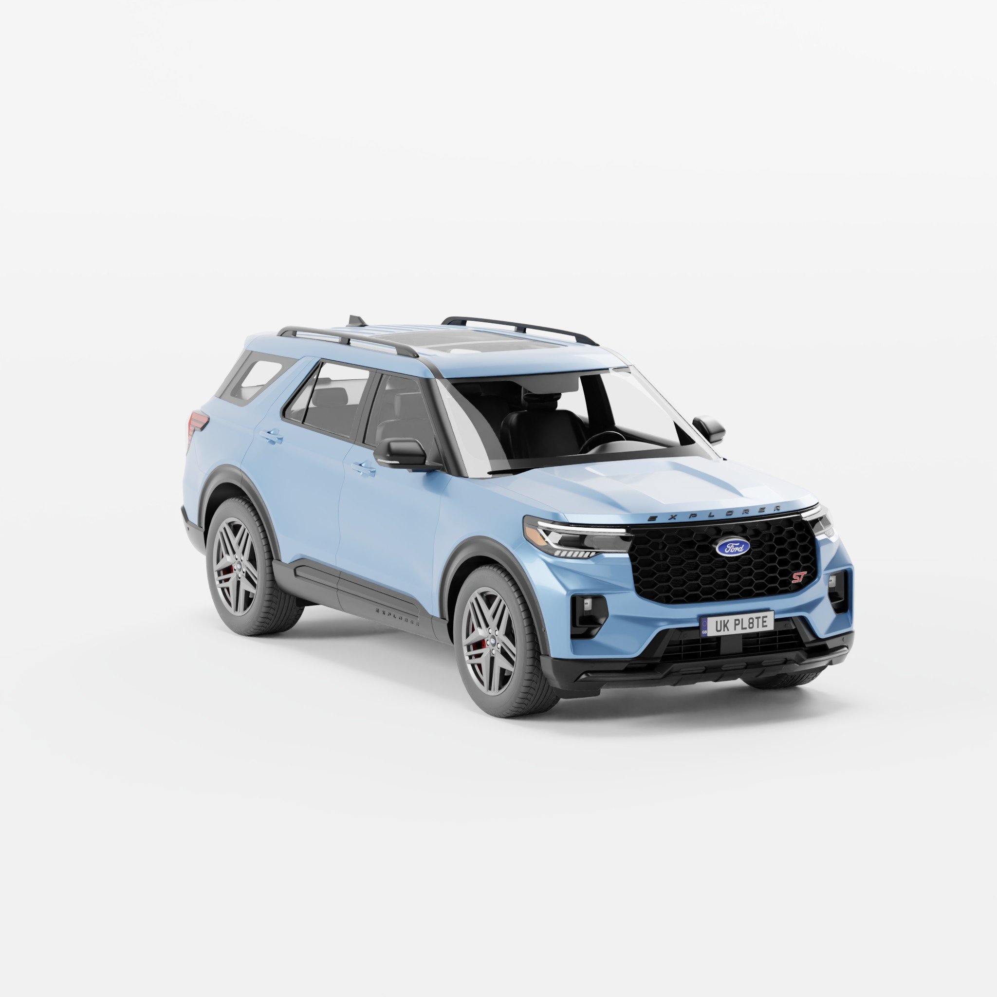Ford Explorer ST 2025 | Modern Cars models | BlenderKit