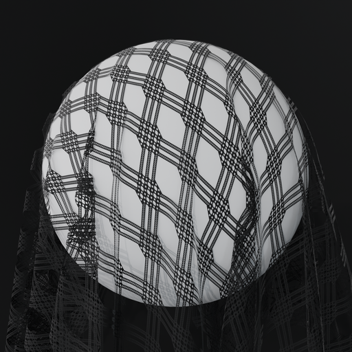 Lace Fishnet Fabric | FREE fabric materials | BlenderKit