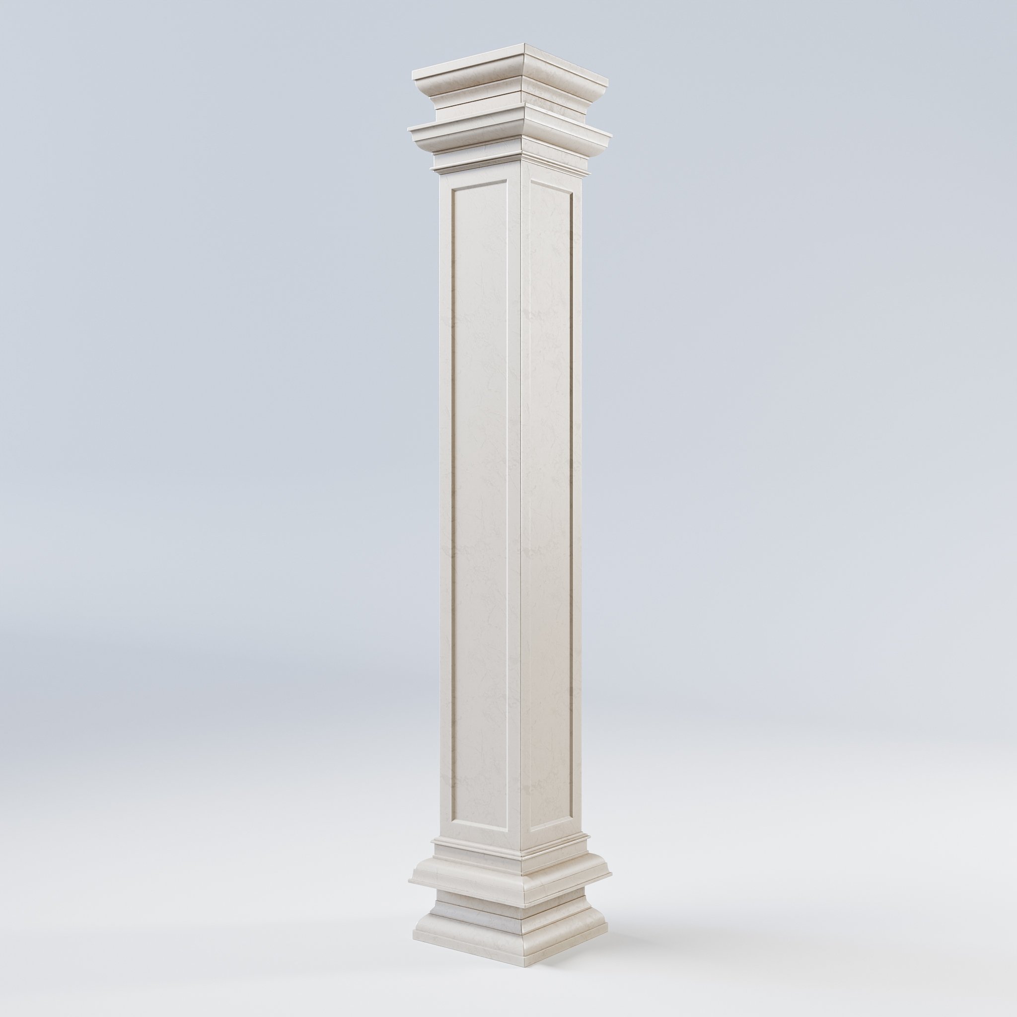 Classic Marble Column | Facades models | BlenderKit