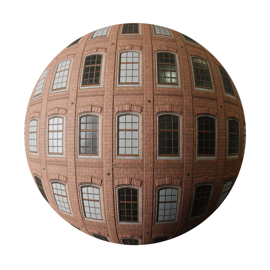 Building facade | FREE 3D bricks materials | BlenderKit