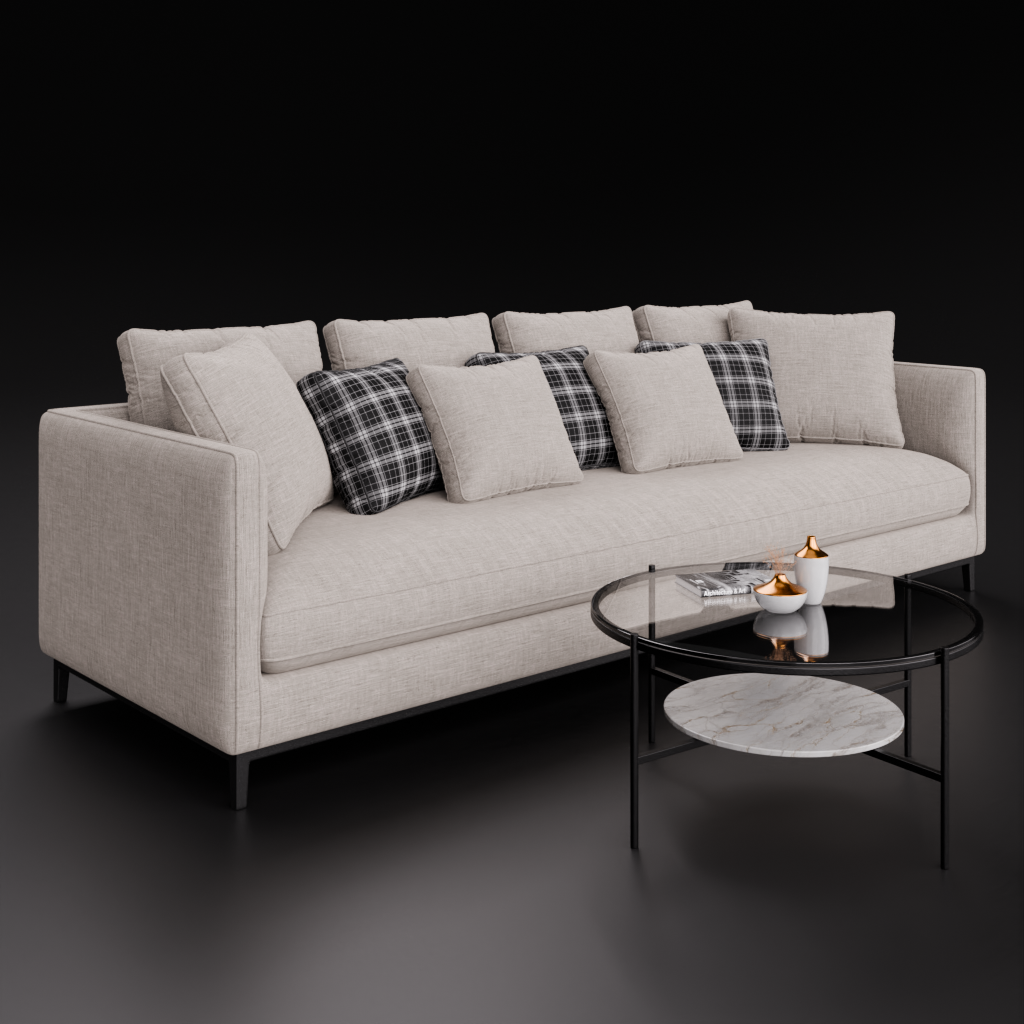 Sofa Andersen Slim 103 | Sofas models | BlenderKit