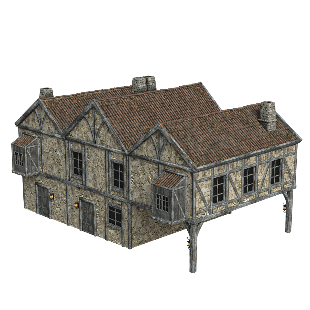 House Medieval | Historic Buildings models | BlenderKit