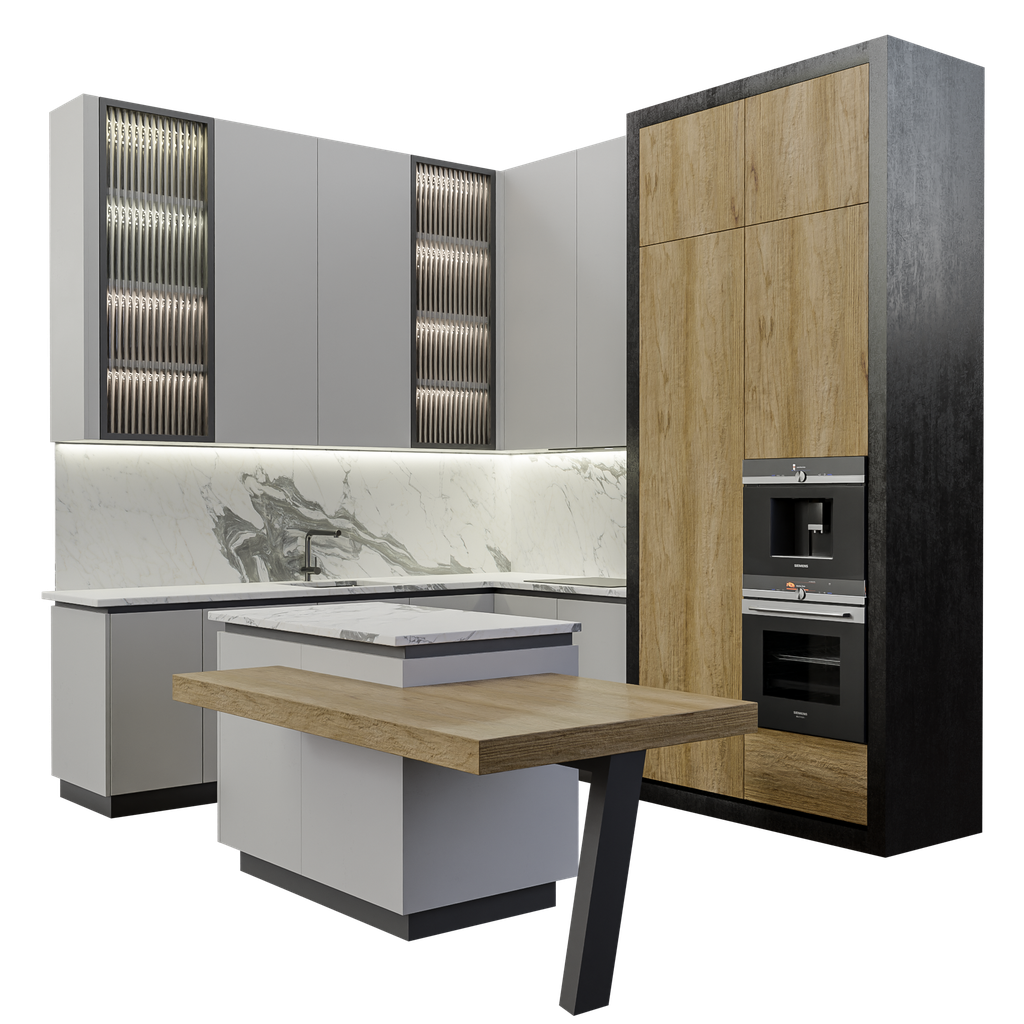 Kitchen modern | Kitchen Sets models | BlenderKit
