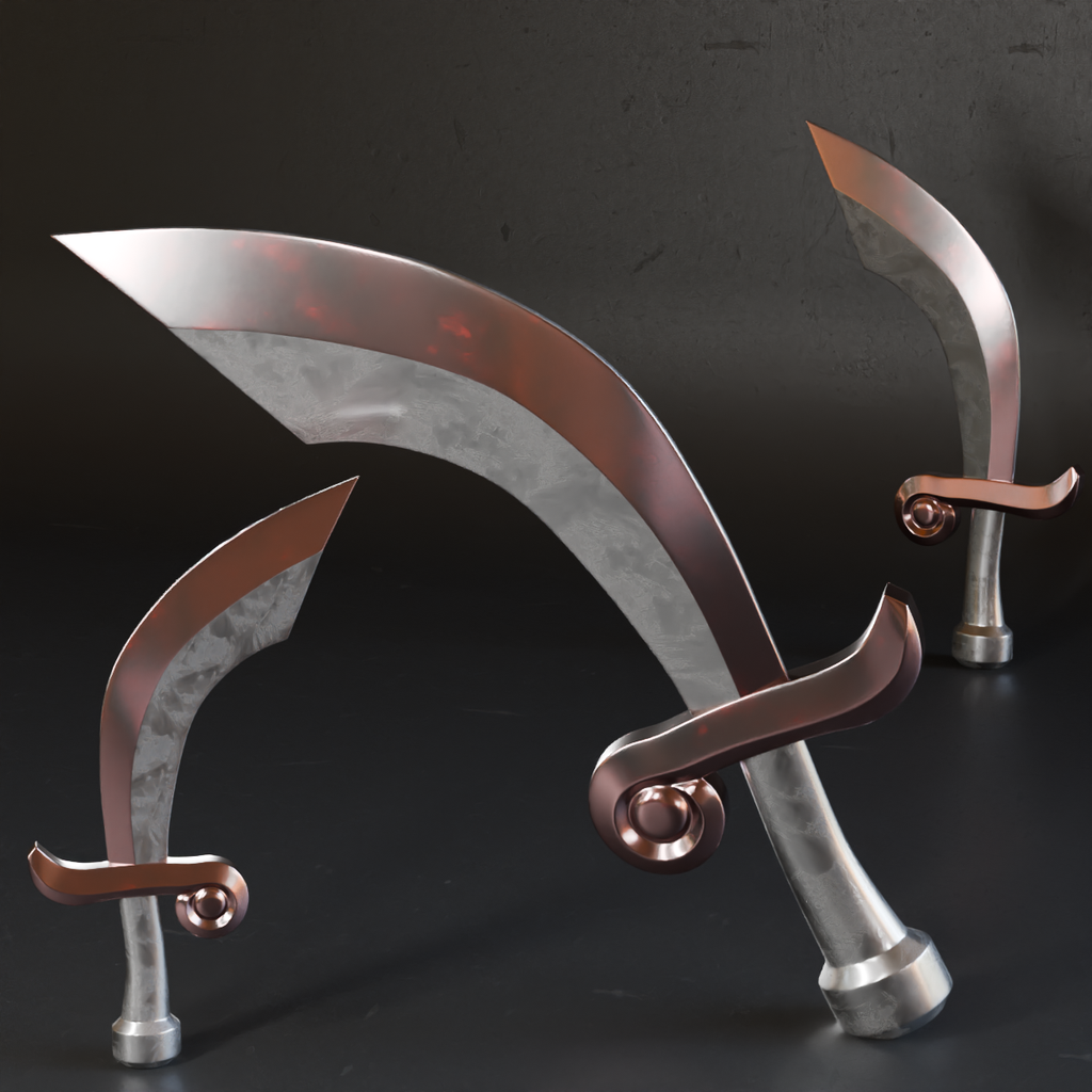 MK BaseMesh Dagger 041 | Historical Weapons models | BlenderKit