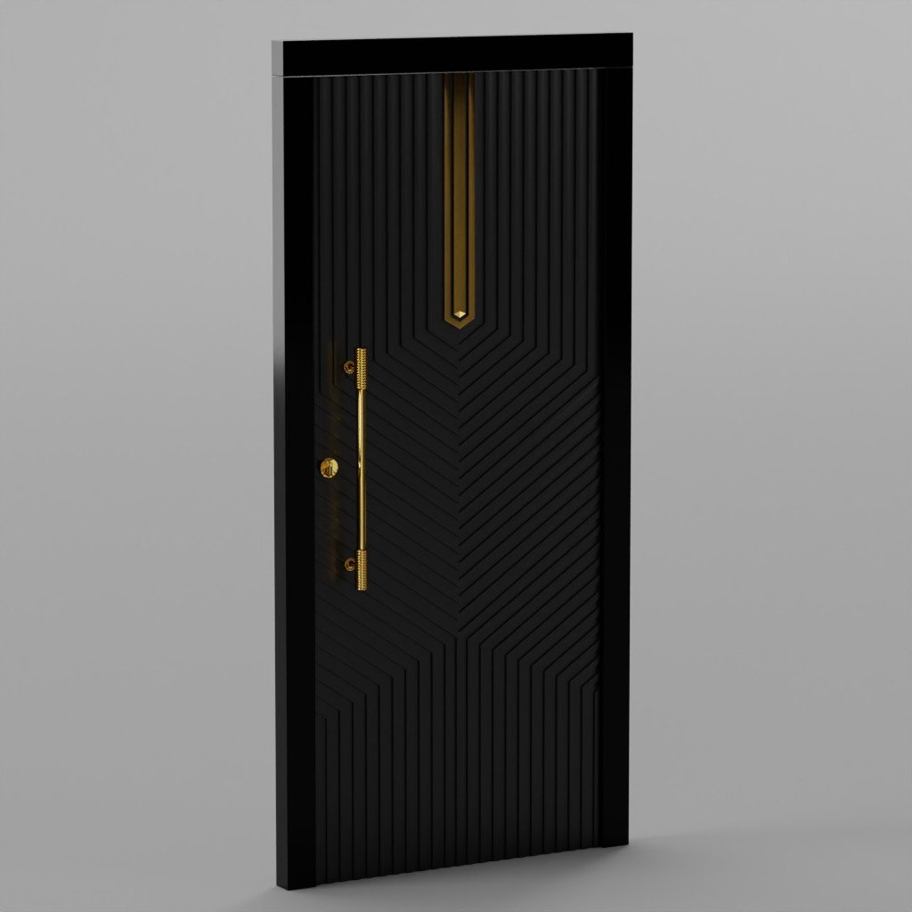 Modern door | FREE Doors models | BlenderKit