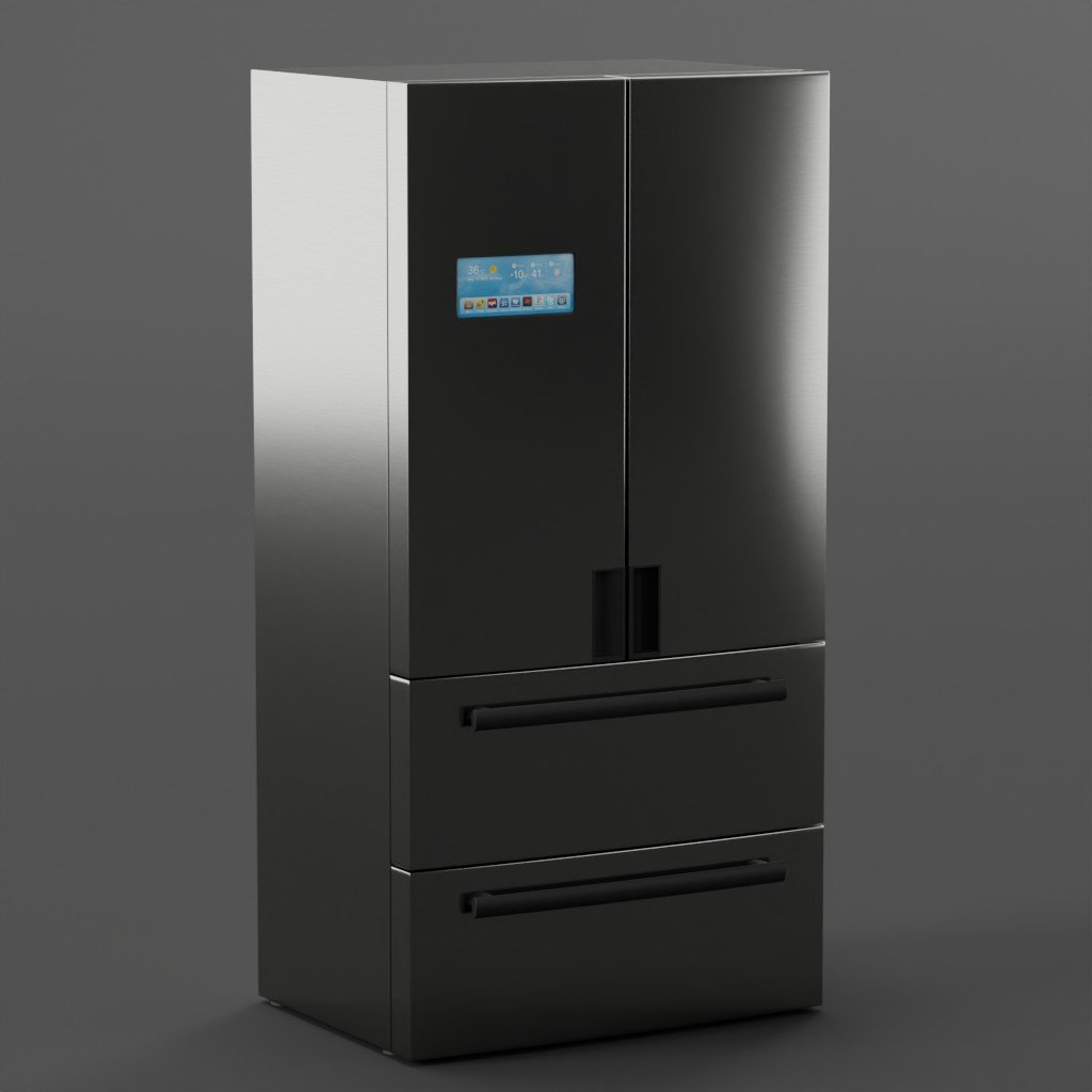 Kitchen Fridge | Kitchen Appliances models | BlenderKit