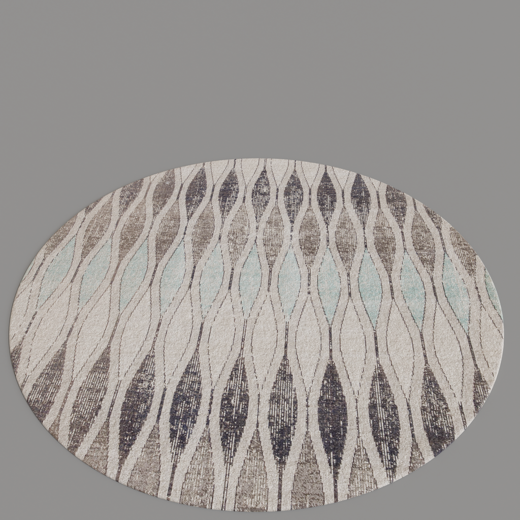 Round carpet pattern | FREE Carpets models | BlenderKit