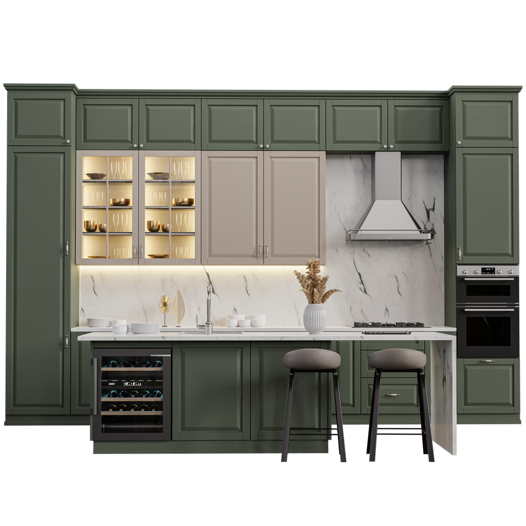 Kitchen modern D | Kitchen Sets models | BlenderKit