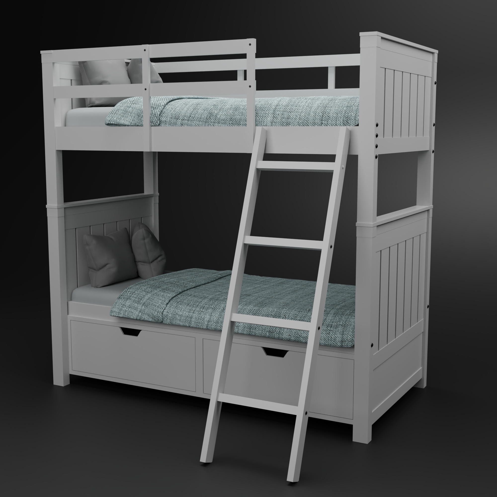 Bunk | Beds models | BlenderKit