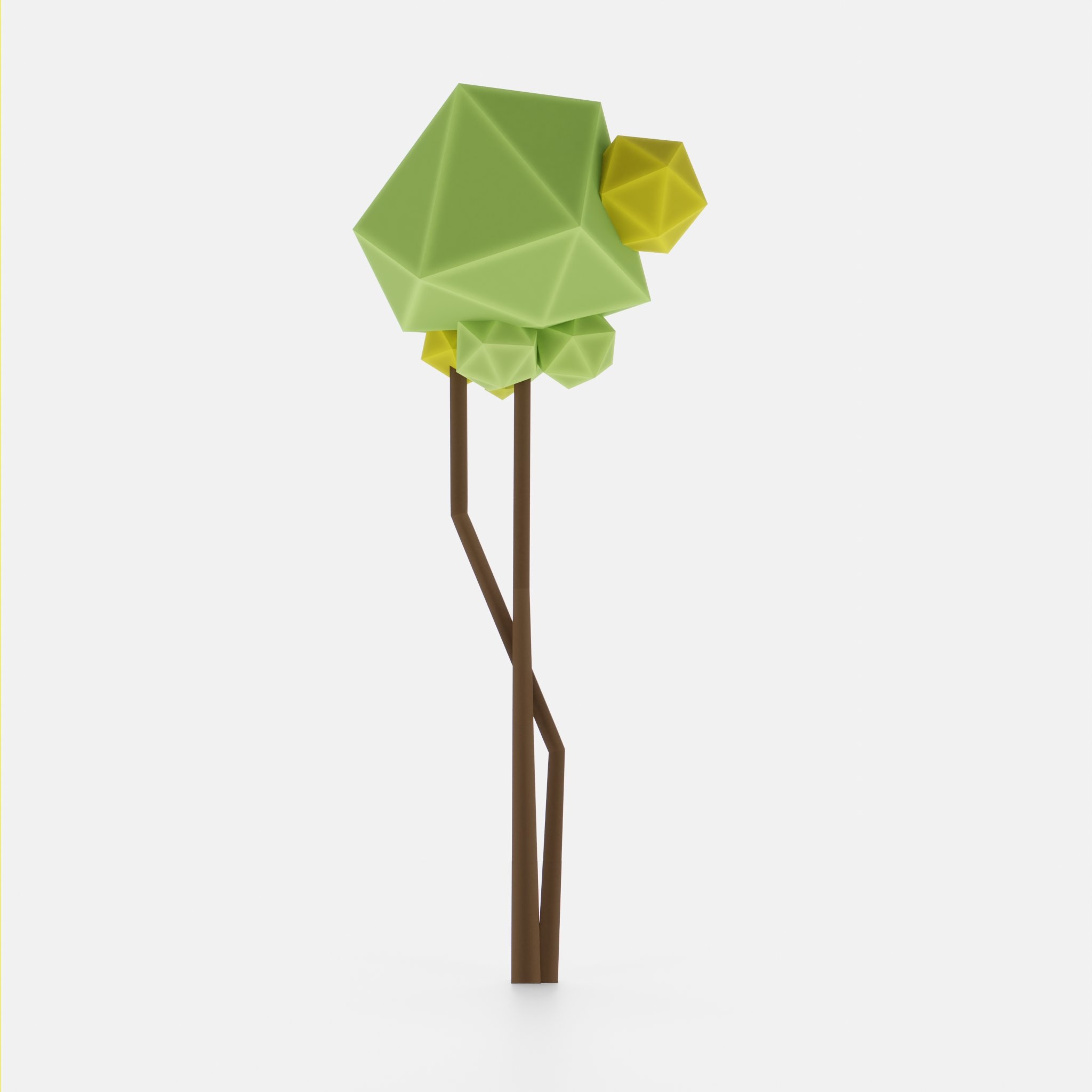 Low Poly Kalamansi Tree | FREE Trees models | BlenderKit