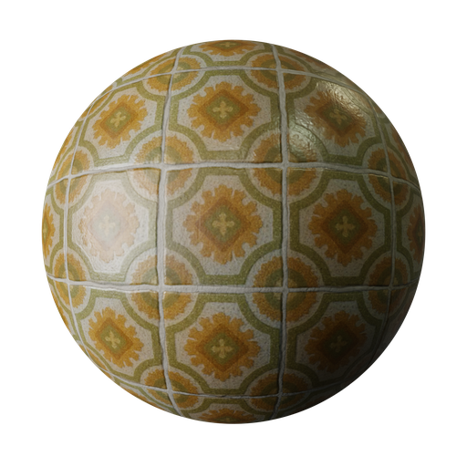 Vintage Floor Tiles | FREE tiles materials | BlenderKit