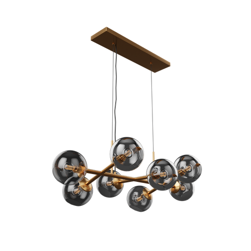 Staggered Glass Chandelier | Ceiling Lights models | BlenderKit