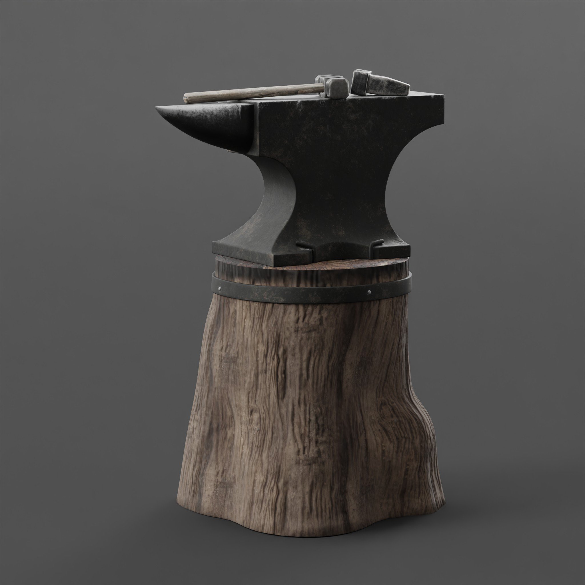 Blacksmith anvil | FREE Industrial models | BlenderKit