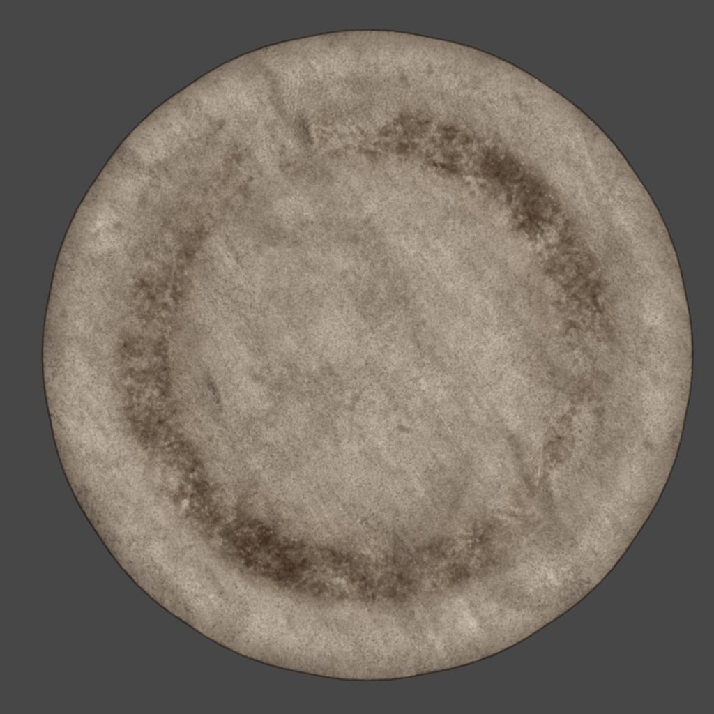 medieval pewter flat plate | Tableware Sets models | BlenderKit