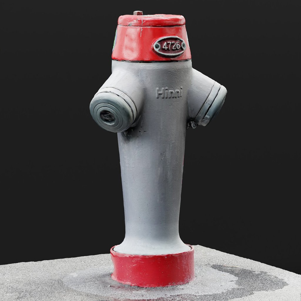 Fire Hydrant (Photoscanned) | FREE Urban Environment models | BlenderKit