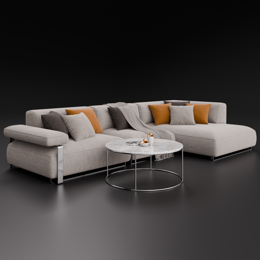 Sofa Cannes Sectional | Sofas models | BlenderKit