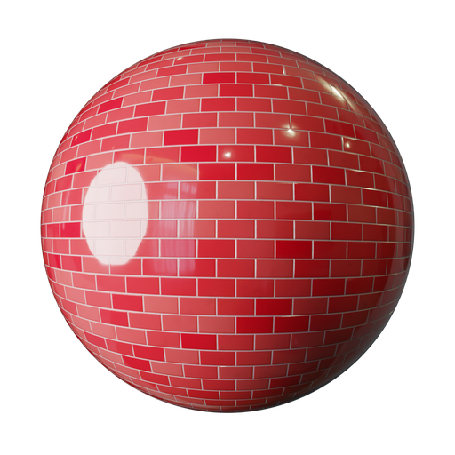 Red Tile Wall | FREE tiles materials | BlenderKit