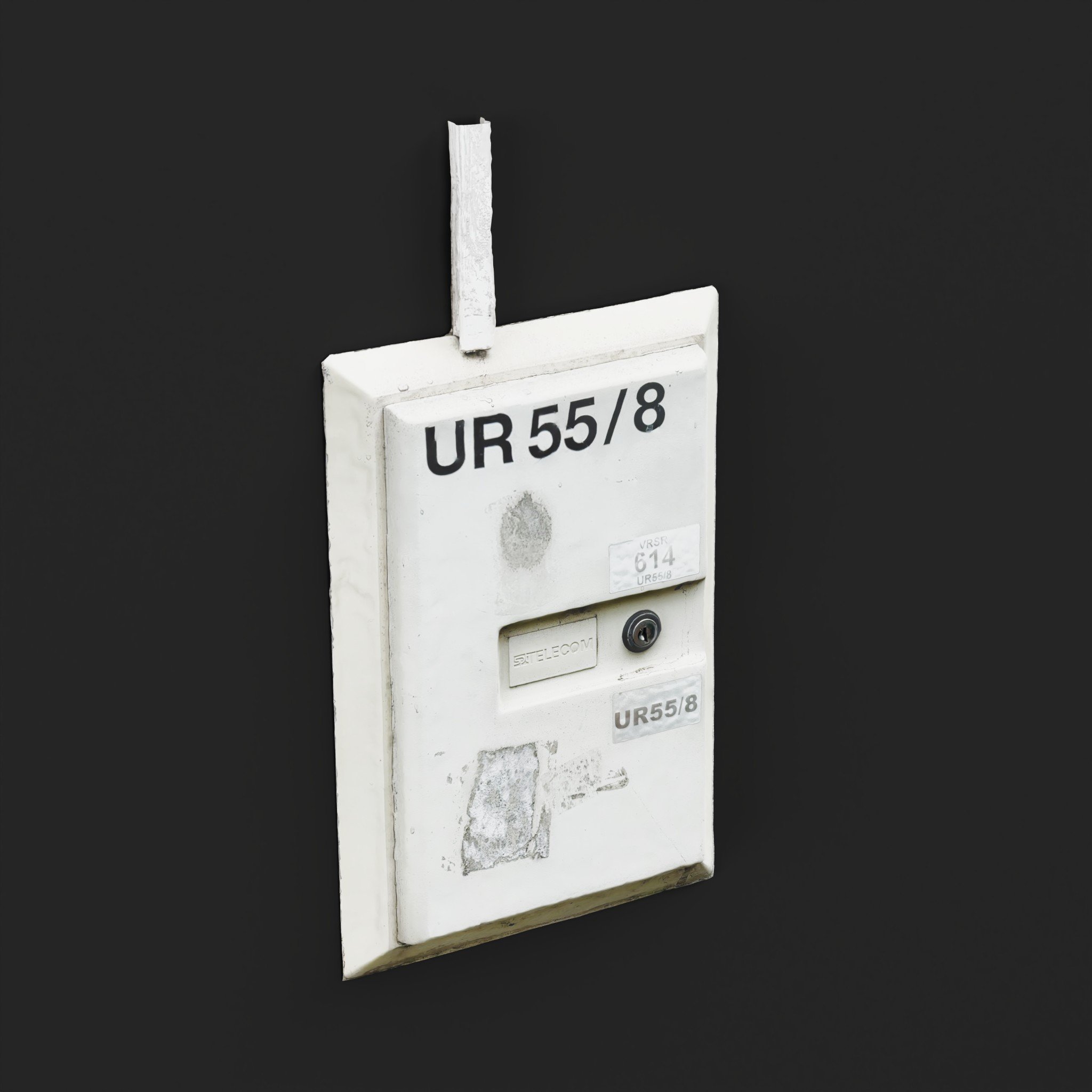 Telecom service cable box 3D Scanned | FREE Facades models | BlenderKit