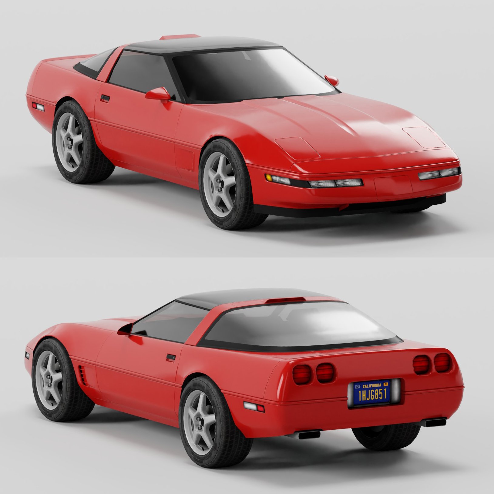 Retro Sport Car | Modern Cars models | BlenderKit