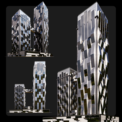 High-Rise Building | Commercial Buildings models | BlenderKit