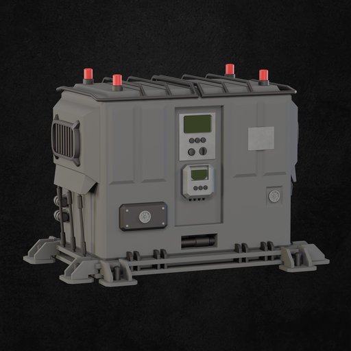 Generator | Industrial Machinery models | BlenderKit