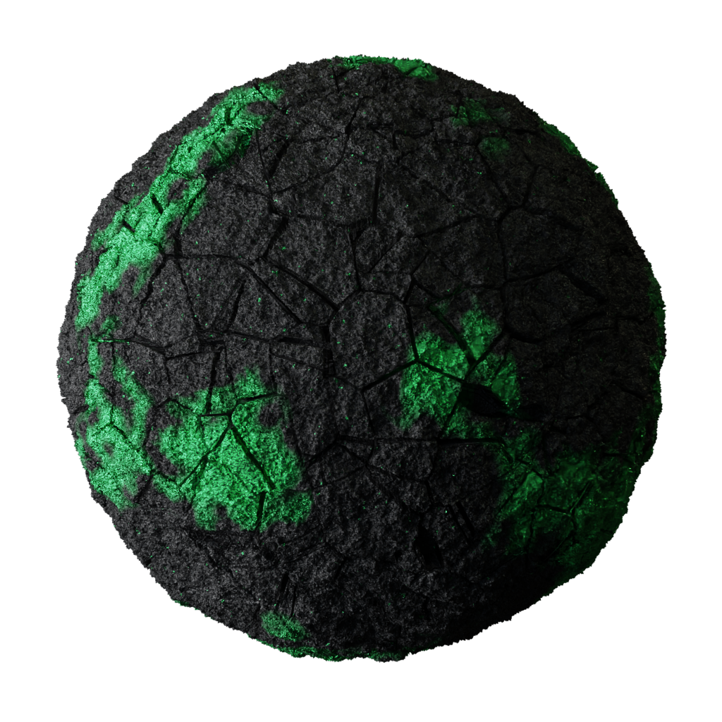 Procedural Emerald Ore | FREE stone materials | BlenderKit