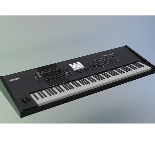 Yamaha motif xf8 | Audio Devices models | BlenderKit
