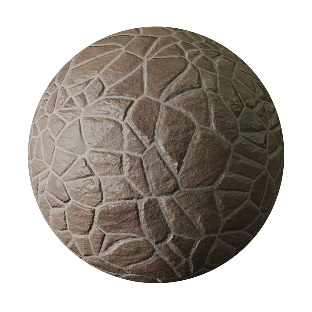 Irregular Stone Wall Cladding | FREE tiles materials | BlenderKit