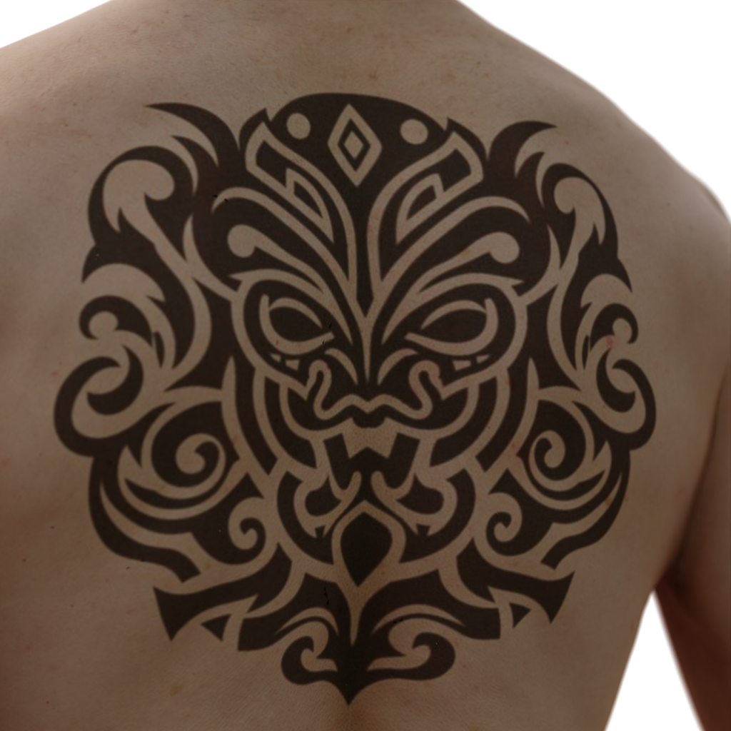 Stylised Tribal Face Tattoo | FREE human brushes | BlenderKit
