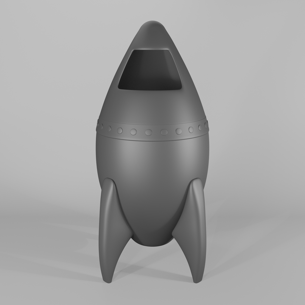 Rocket Hamper | Miscellaneous models | BlenderKit
