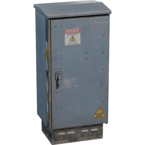 Utility Box 01 | FREE Industrial Equipment models | BlenderKit