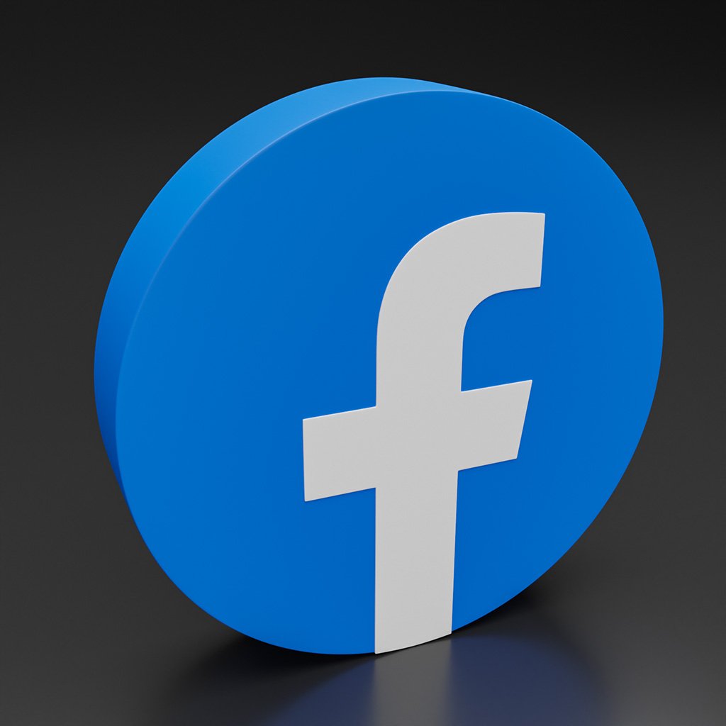 BlenderKit Download The 3D Logo Facebook Model blenderkit-download-the-3d-logo-facebook-model