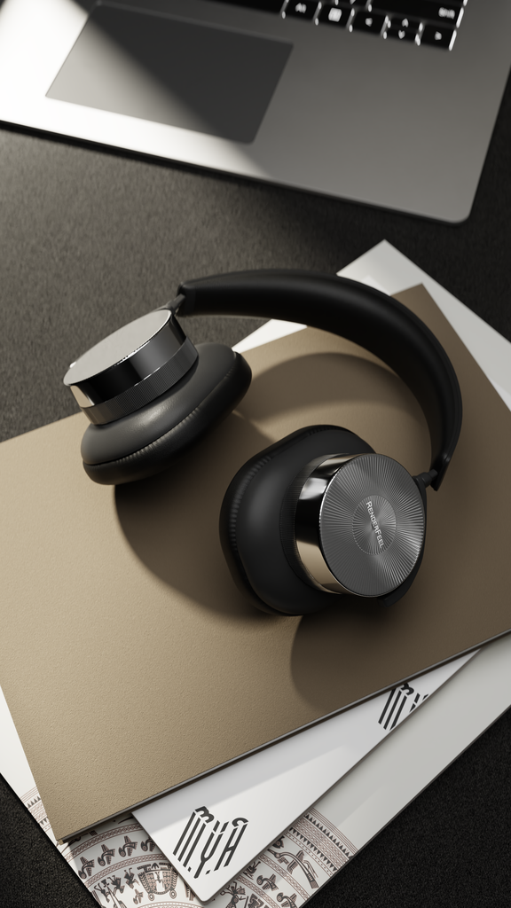 3D Headphone Scene | MYA Design | FREE Mockup scenes | BlenderKit