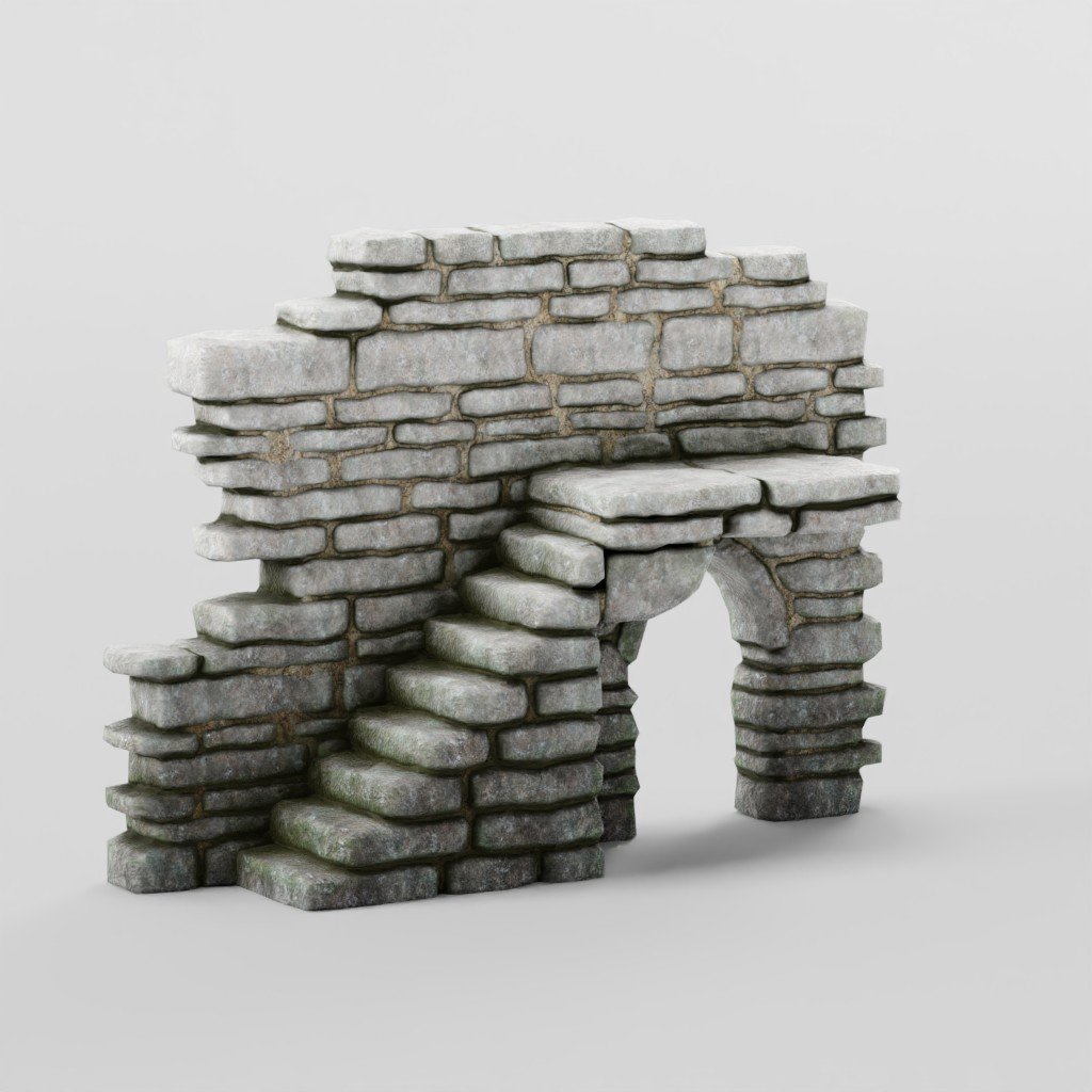 Castle Ruin | Historic Buildings models | BlenderKit