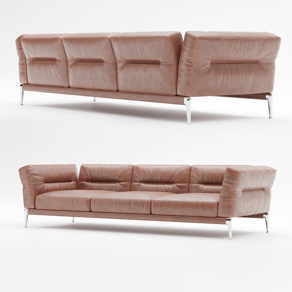 Flexform Adda | Sofas models | BlenderKit