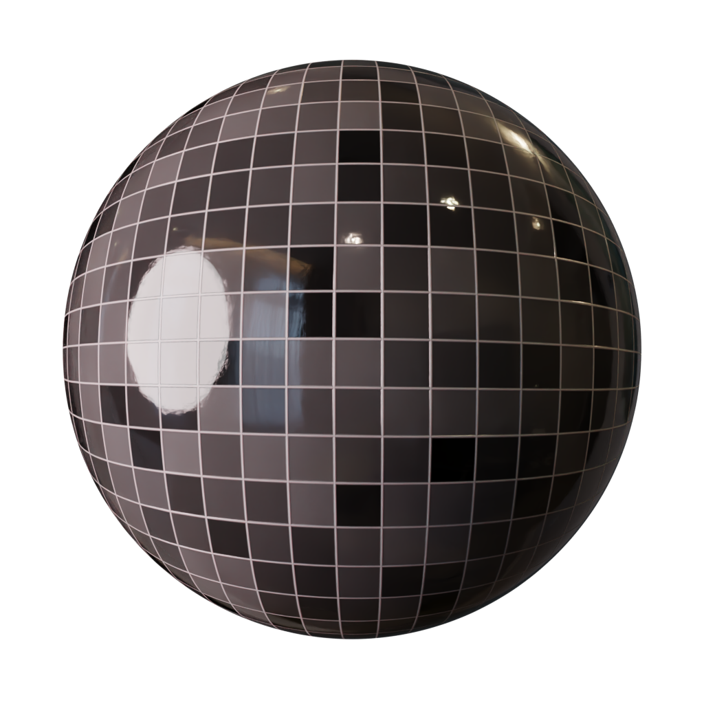 Small Boxed Black Tiles | FREE tiles materials | BlenderKit