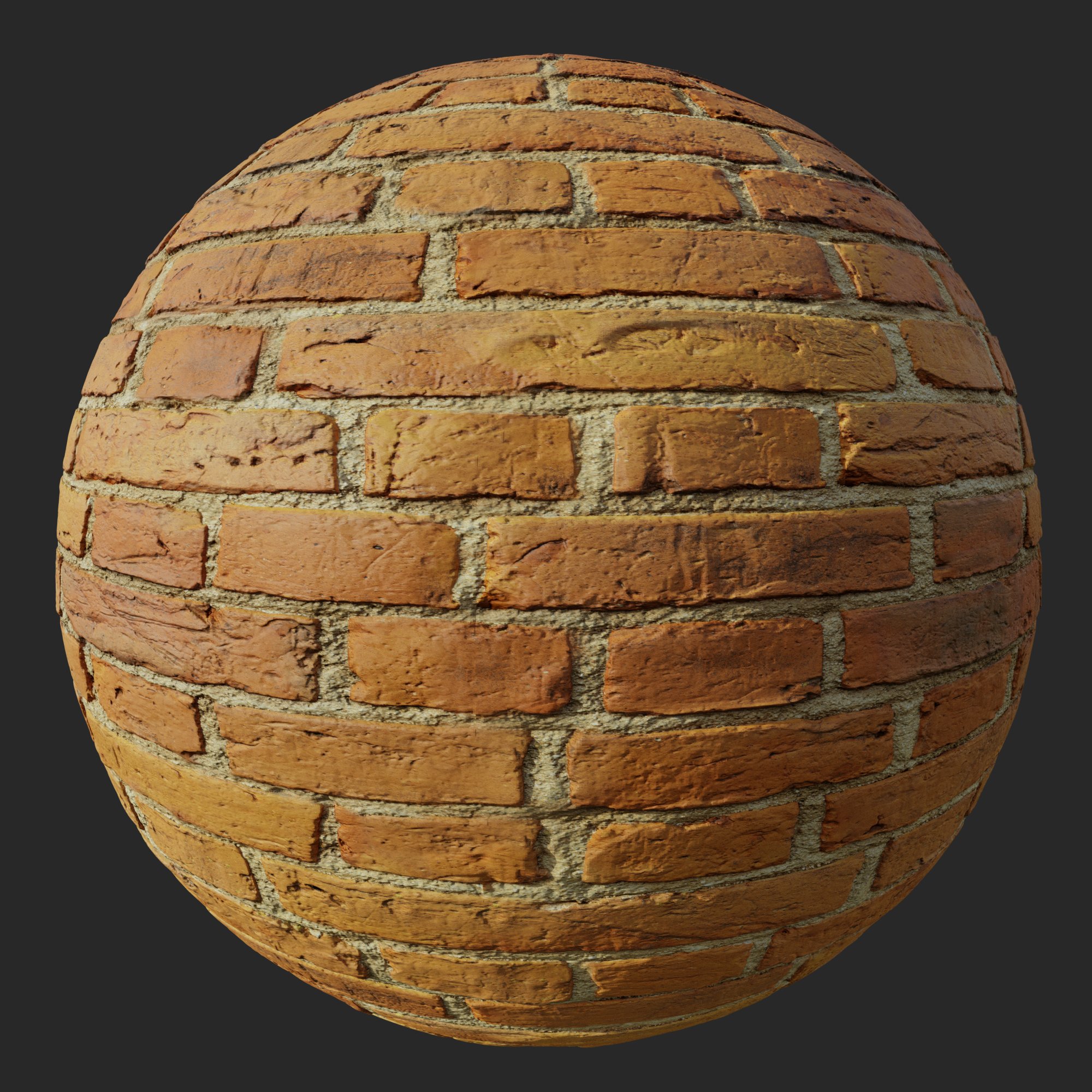 Old brick wall 8k (cycles) | FREE bricks materials | BlenderKit