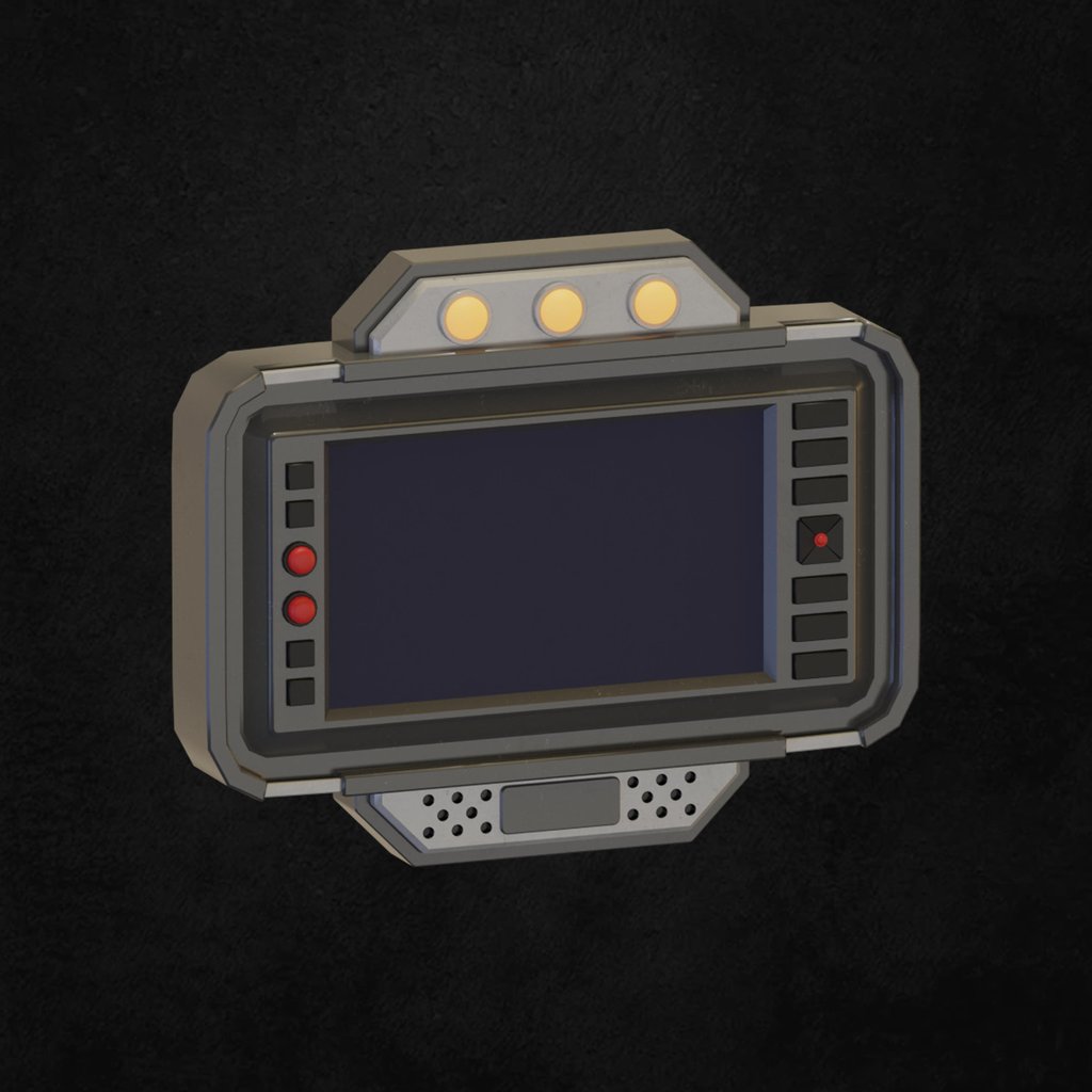 Sci-Fi Control Panel | Consoles models | BlenderKit