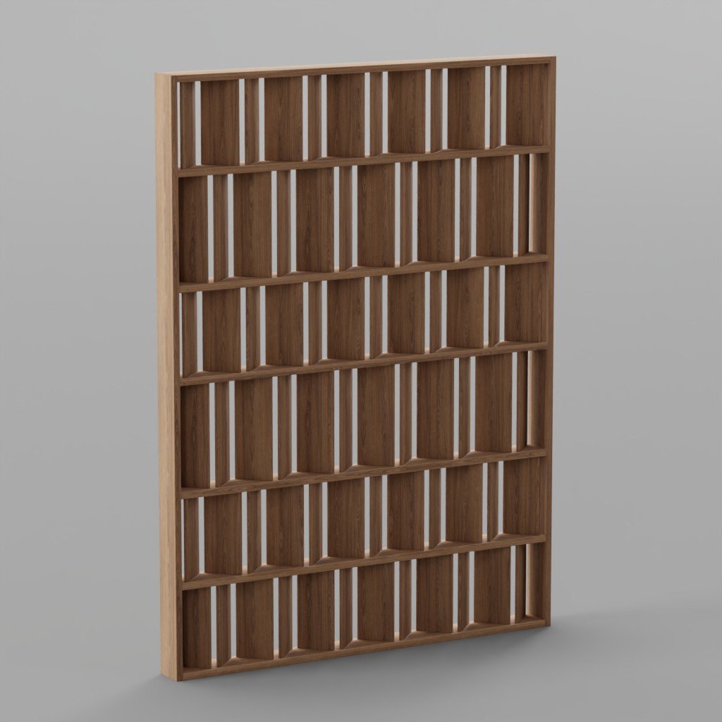 Wood screen | Interior Design models | BlenderKit