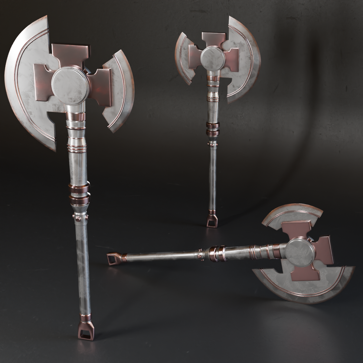 MK Axe lowpoly-012 | Historical Weapons models | BlenderKit