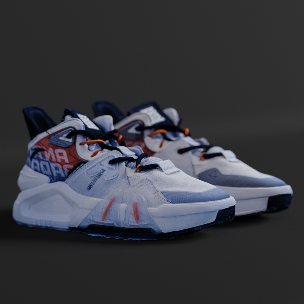 ANTA Sneakers | Footwear models | BlenderKit